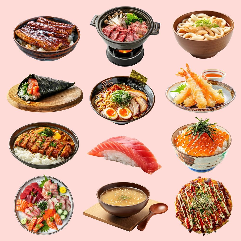 Editable Japanese food design element | Premium Editable Design - rawpixel