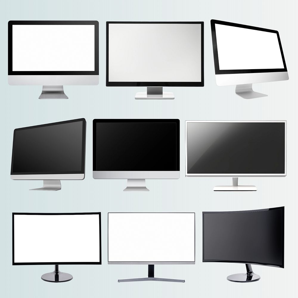 Computer Monitor Templates | Download Free Designs on rawpixel