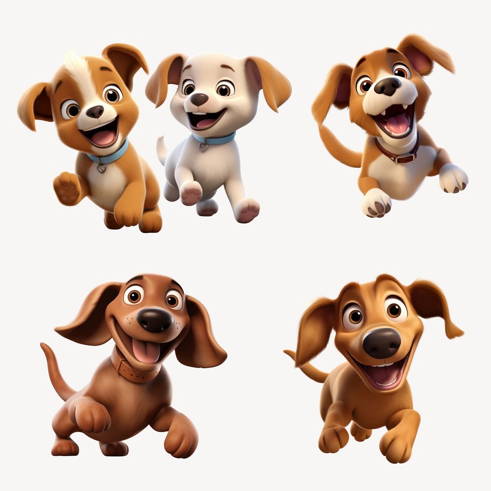 Editable 3D dog design element | Premium Editable Design - rawpixel