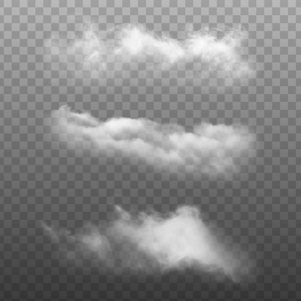 Realistic transparent cloud overlays, editable | Premium Editable ...
