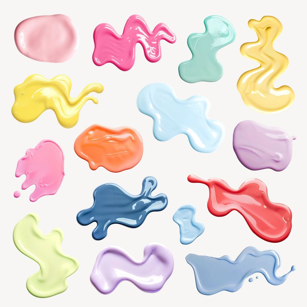 Editable colorful paint splatter design | Premium Editable Design ...