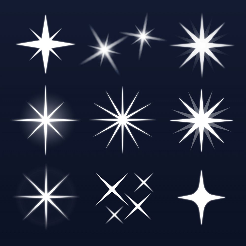 Sparkle star effect, editable design | Premium Editable Design - rawpixel