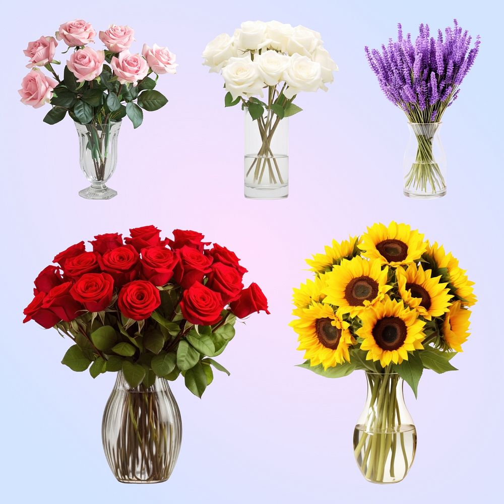 Editable flower vase design element | Premium Editable Design - rawpixel