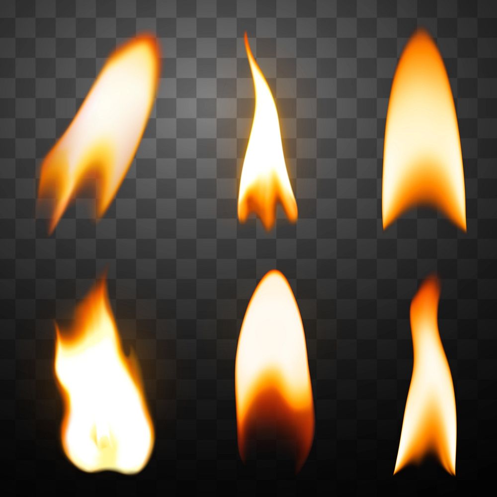 Editable Lighter flame design element | Premium Editable Design - rawpixel