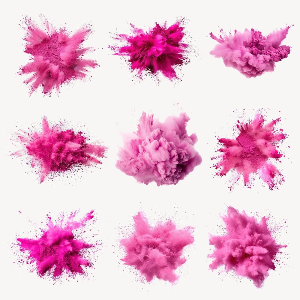 Editable vibrant color explosion design | Premium Editable Design ...