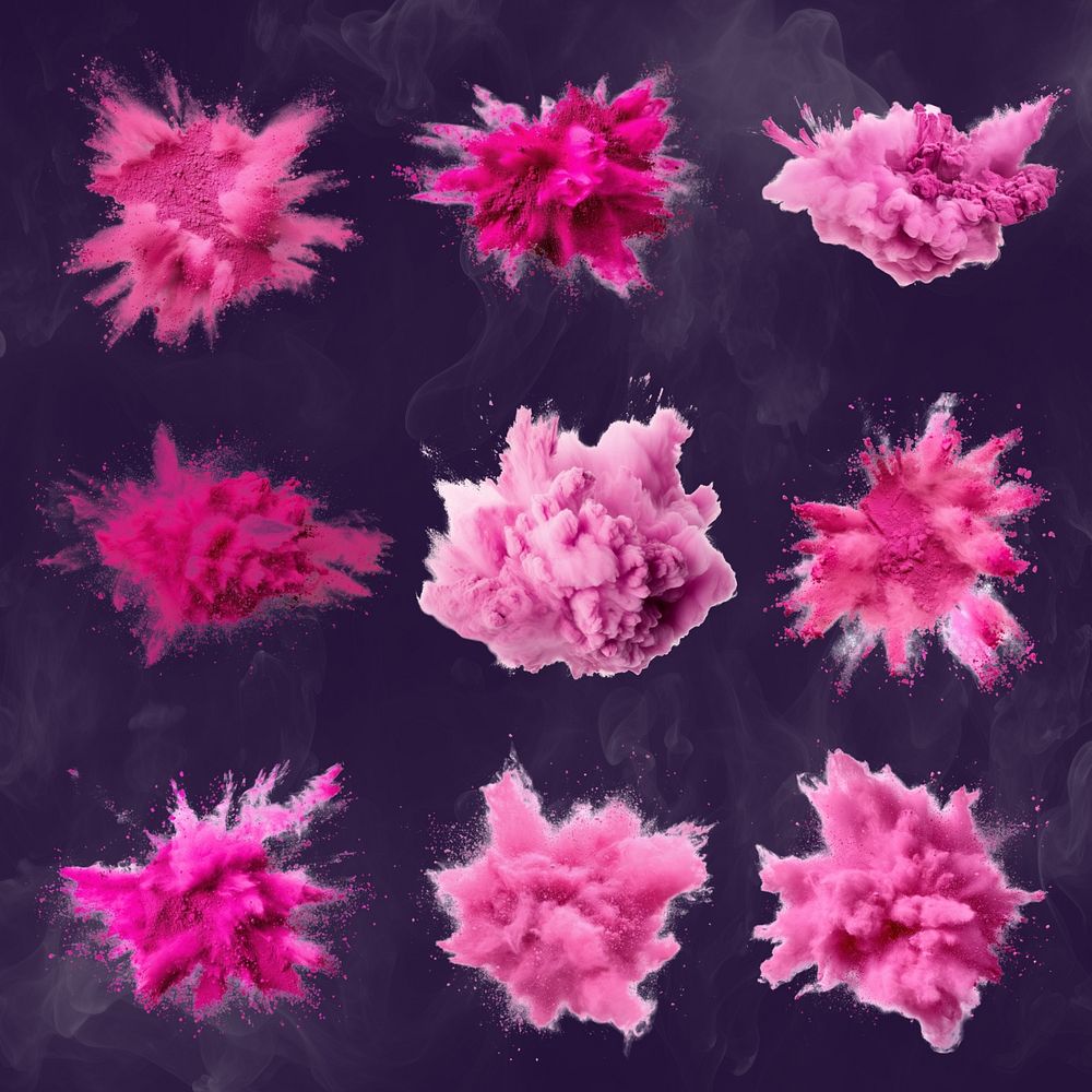 Editable vibrant color explosion design | Premium Editable Design ...