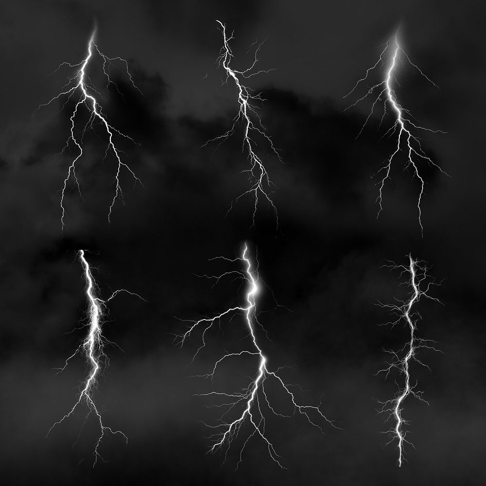 Editable lighting bolt design element | Premium Editable Design - rawpixel