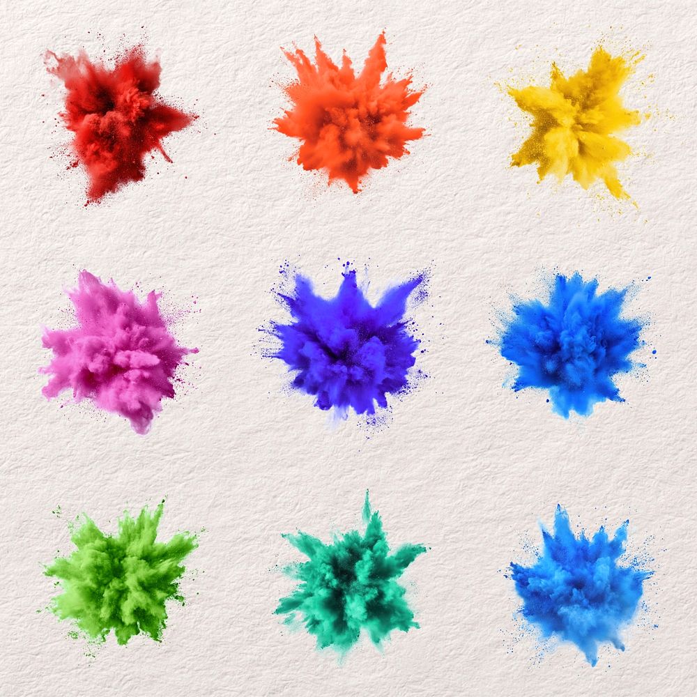Editable Colorful explosion effect design | Premium Editable Design ...