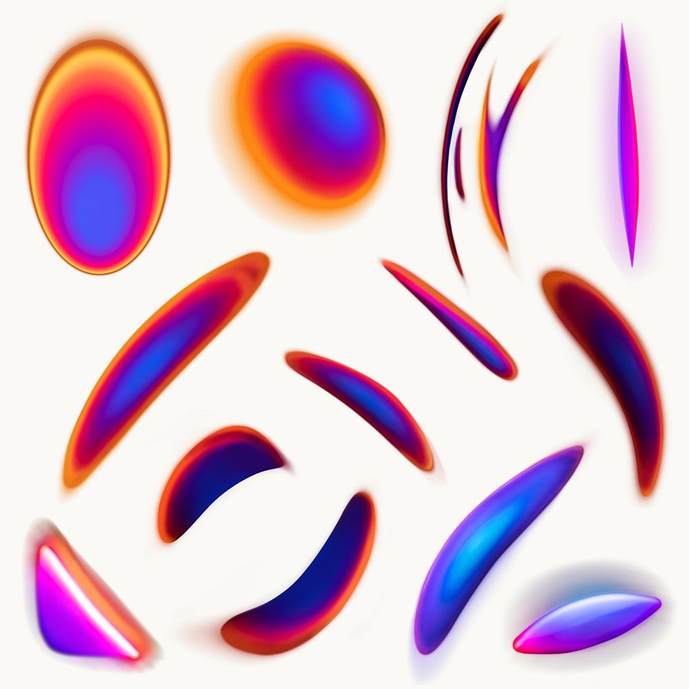 Editable gradient light effect design | Premium Editable Design - rawpixel