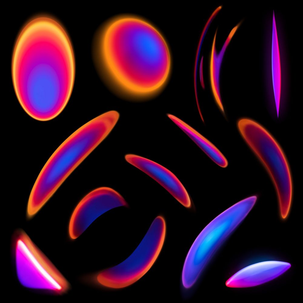 Editable gradient light effect design | Premium Editable Design - rawpixel