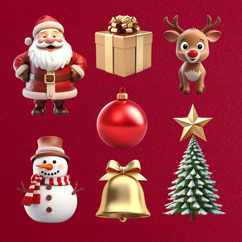 Editable 3D Christmas design element | Premium Editable Design - rawpixel