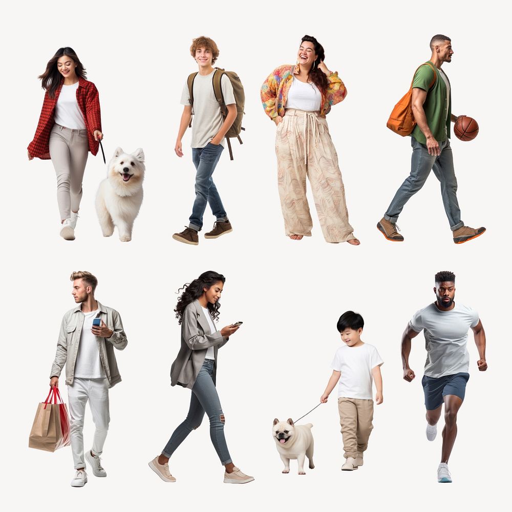 Editable people lifestyle full body | Premium Editable Design - rawpixel