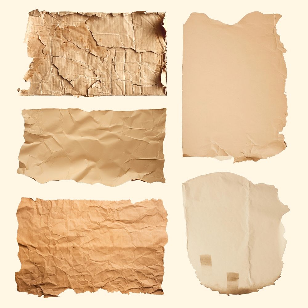 Editable brown torn paper design | Free Editable Design - rawpixel