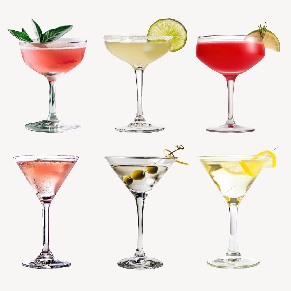 Editable cocktail drink design element | Premium Editable Design - rawpixel