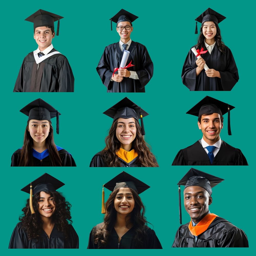 Editable graduation portrait students design | Premium Editable Design ...