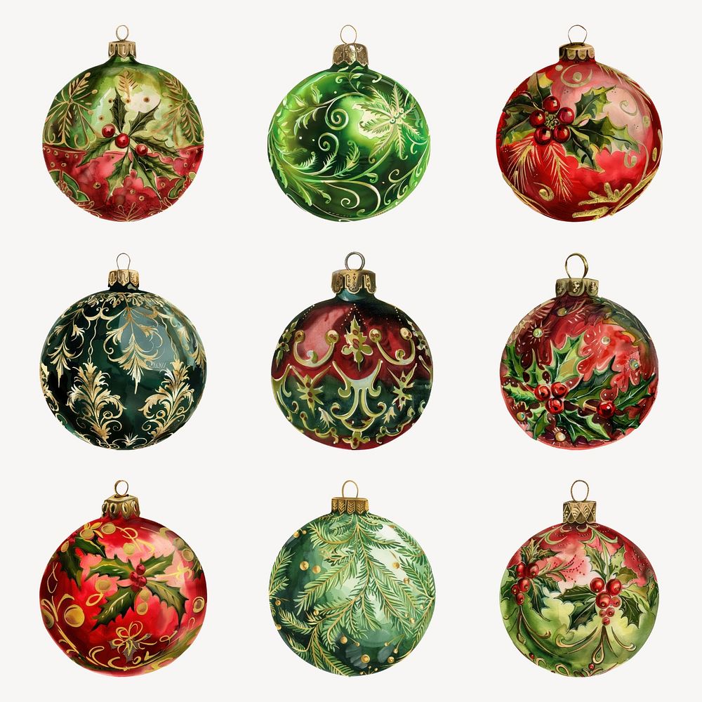 Editable vintage Christmas bauble design | Premium Editable Design ...