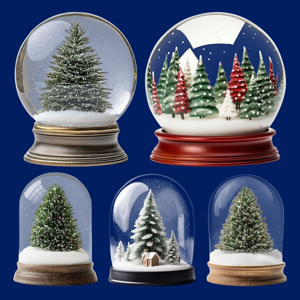 Editable snow globe design element | Premium Editable Design - rawpixel