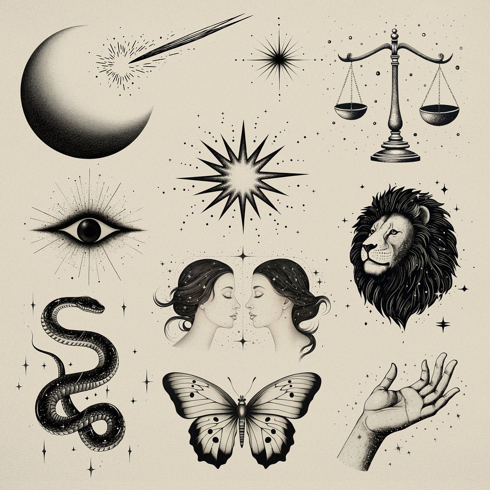 Editable Mystical celestial art design | Premium Editable Design - rawpixel