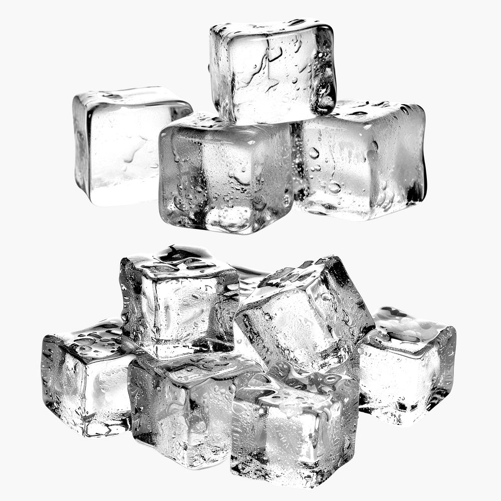 Editable ice cube design element | Premium Editable Design - rawpixel