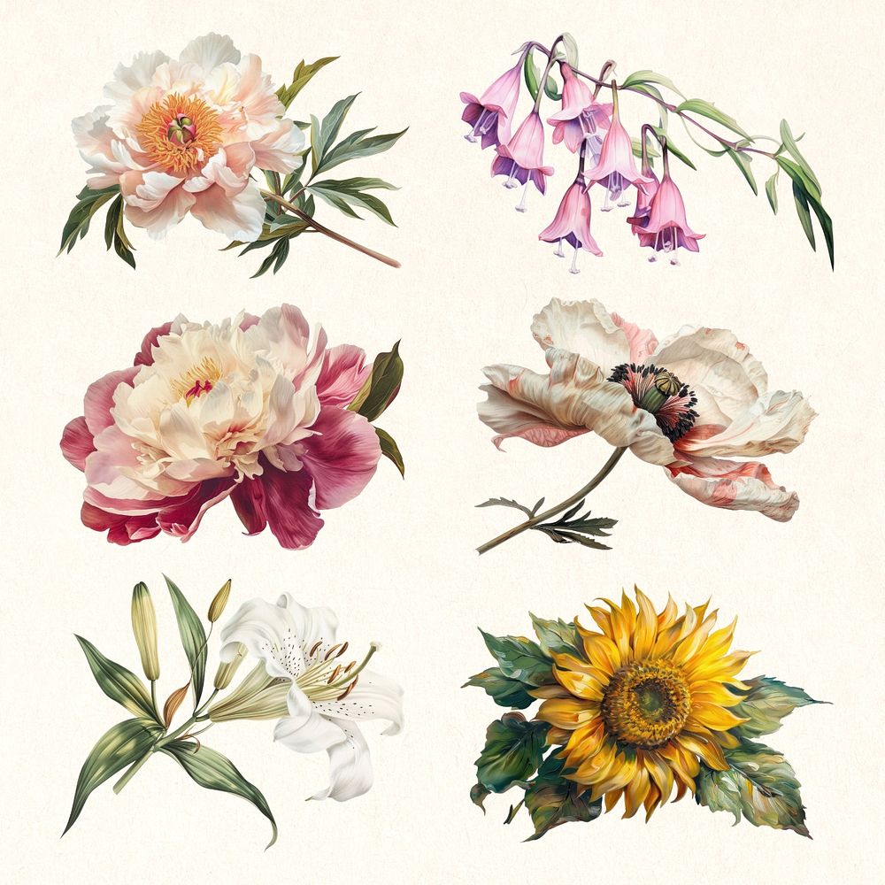 Editable vintage aesthetic flower design | Premium Editable Design ...