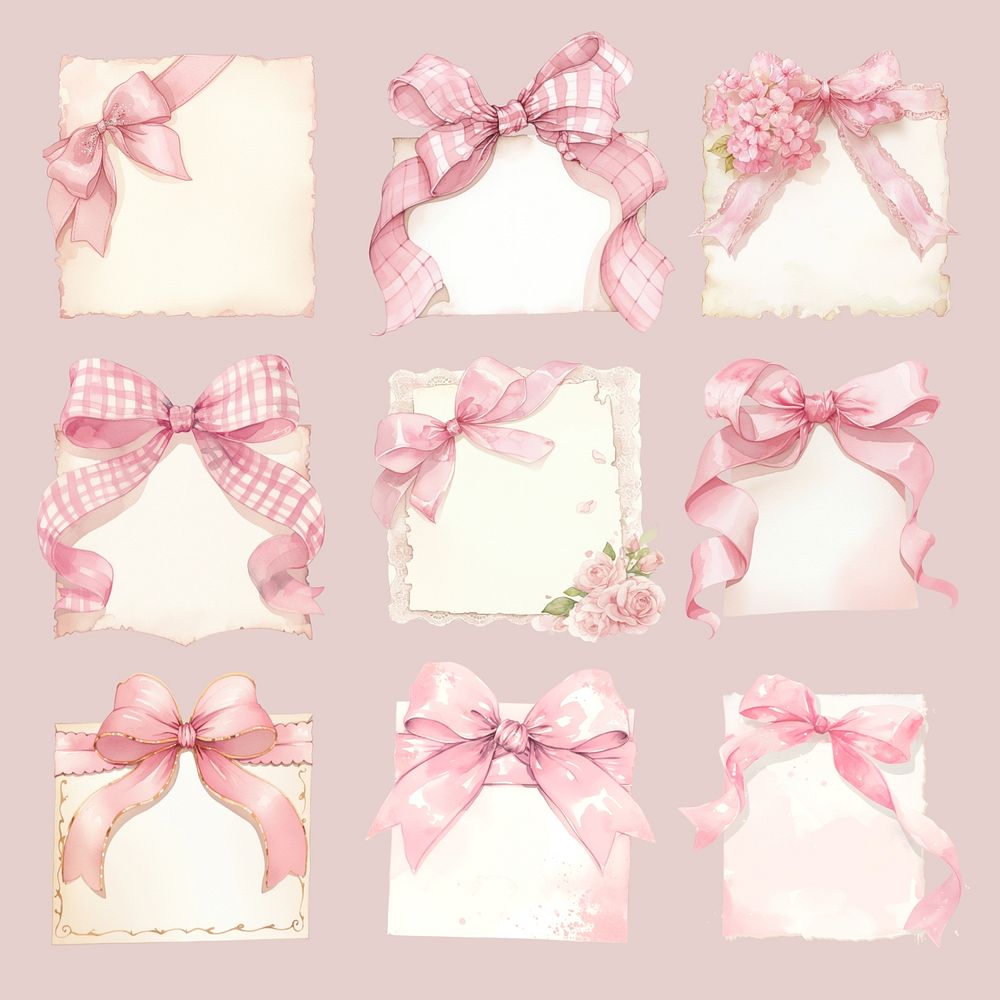 Editable Coquette paper note design | Premium Editable Design - rawpixel