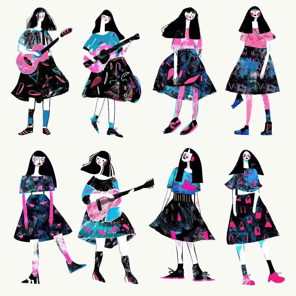 Editable Whimsical grunge fashion design | Premium Editable Design ...