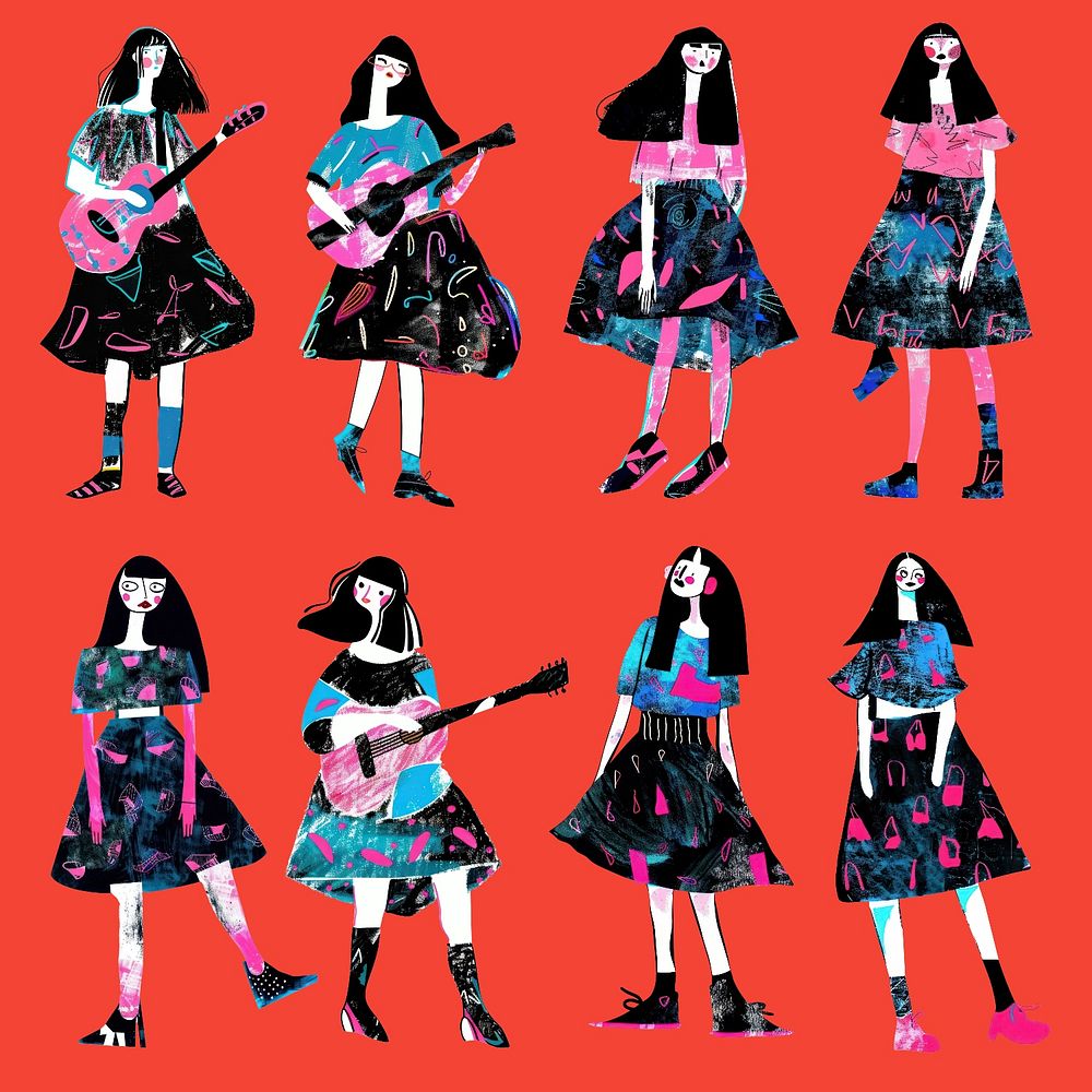 Editable Whimsical grunge fashion design | Premium Editable Design ...