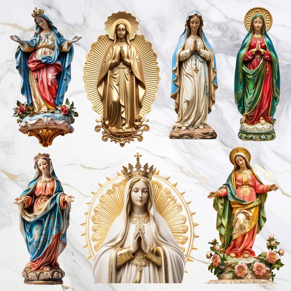 Editable Virgin Mary statue design | Premium Editable Design - rawpixel