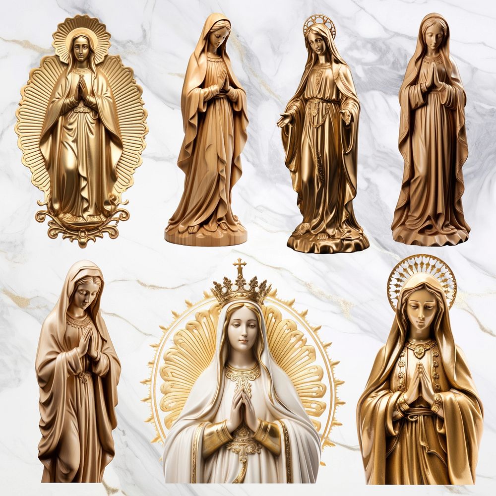 Editable Virgin Mary statue design | Premium Editable Design - rawpixel