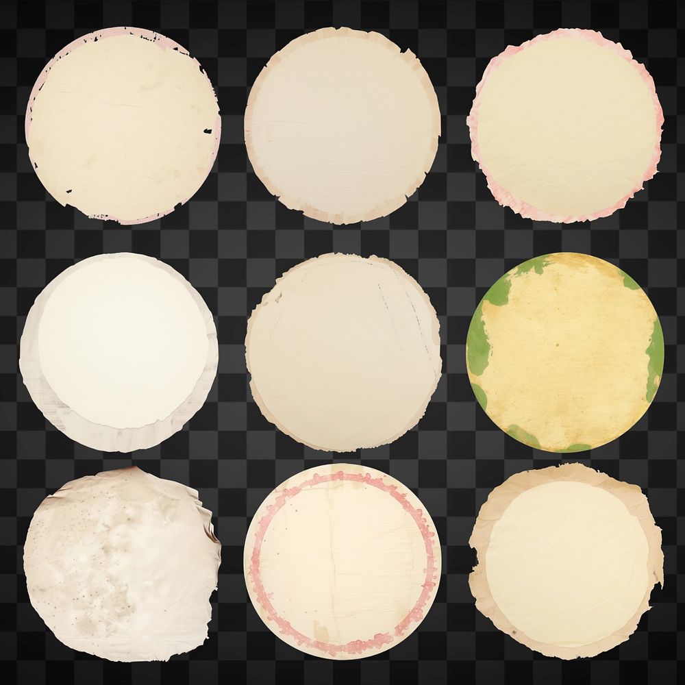 Editable vintage round torn paper | Premium Editable Design - rawpixel