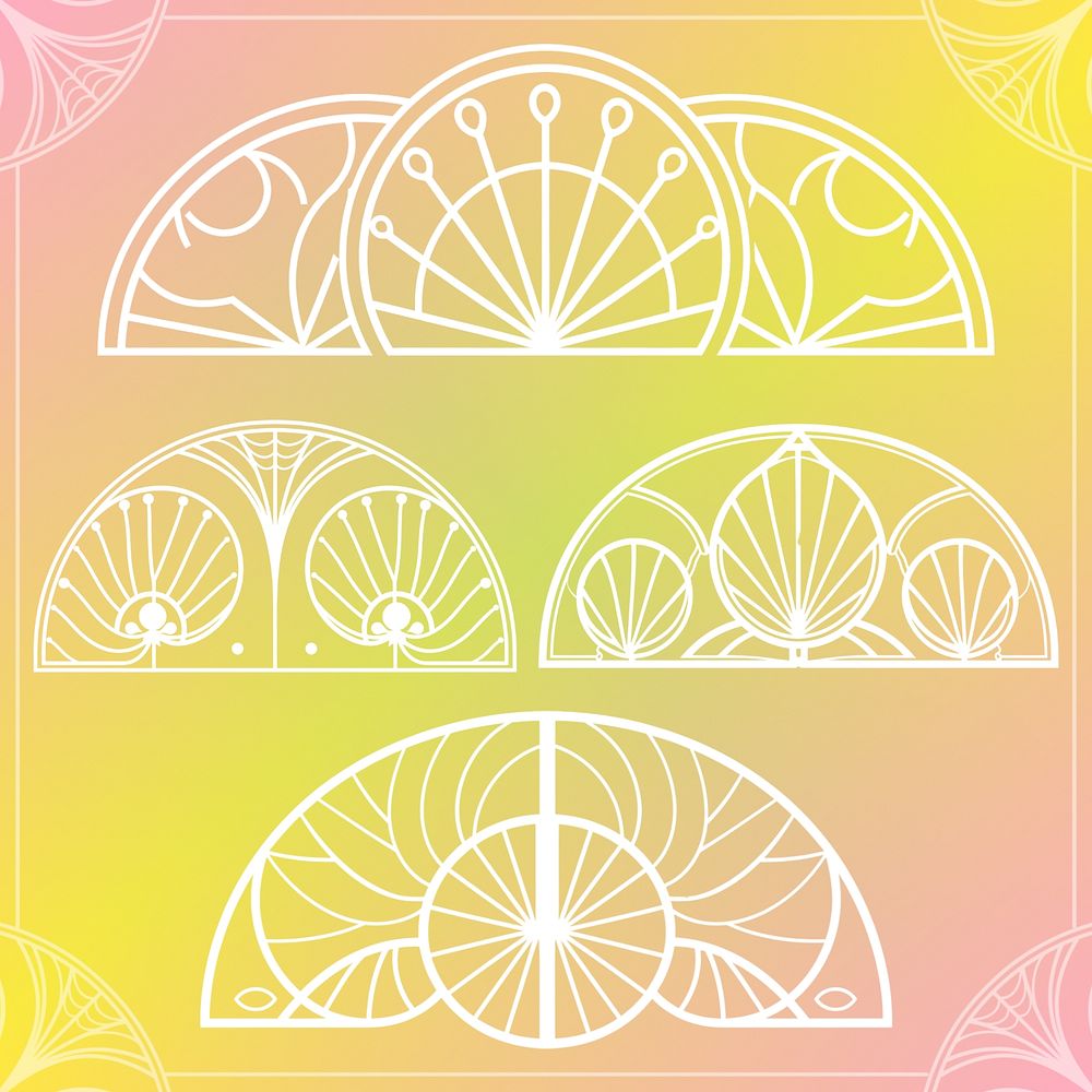 Editable vintage circle divider ornament | Premium Editable Design ...