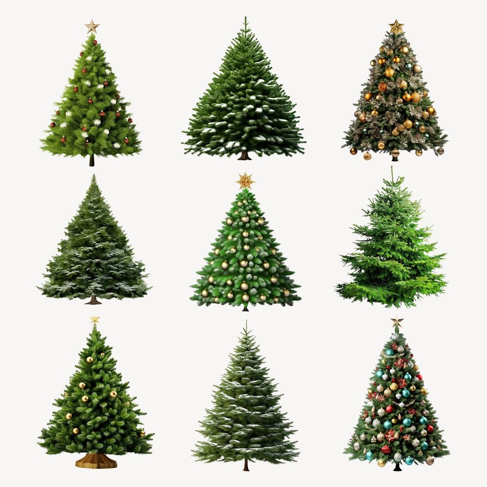 Editable Christmas tree design element | Premium Editable Design - rawpixel