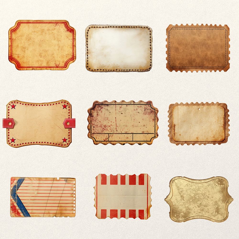 Editable retro paper label design | Premium Editable Design - rawpixel