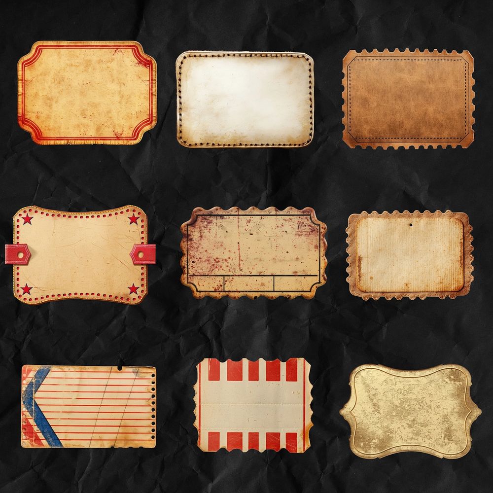 Editable retro paper label design | Premium Editable Design - rawpixel