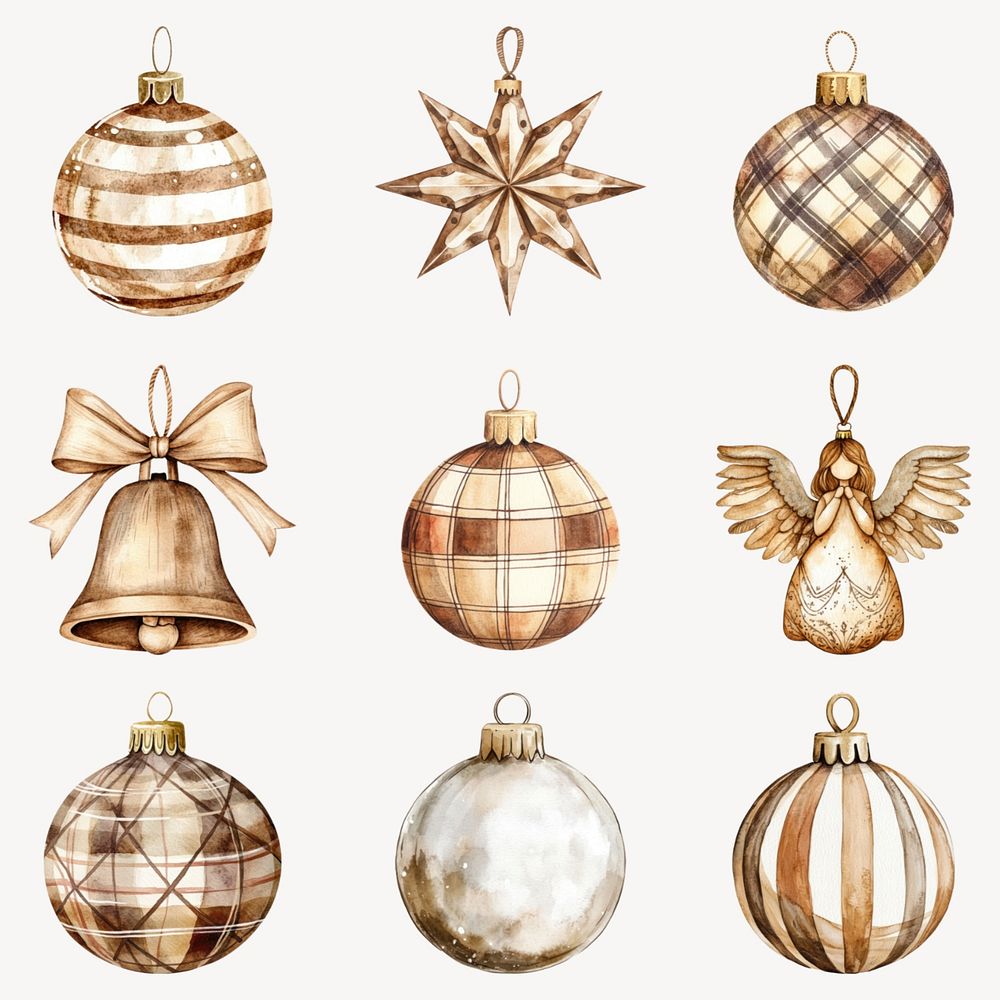 Editable cozy Christmas bauble ornament | Premium Editable Design ...