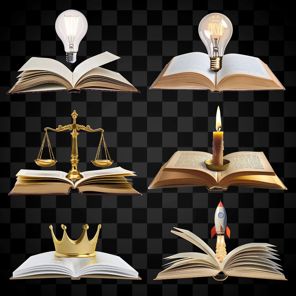 Editable Conceptual opened book knowledge | Premium Editable Design ...