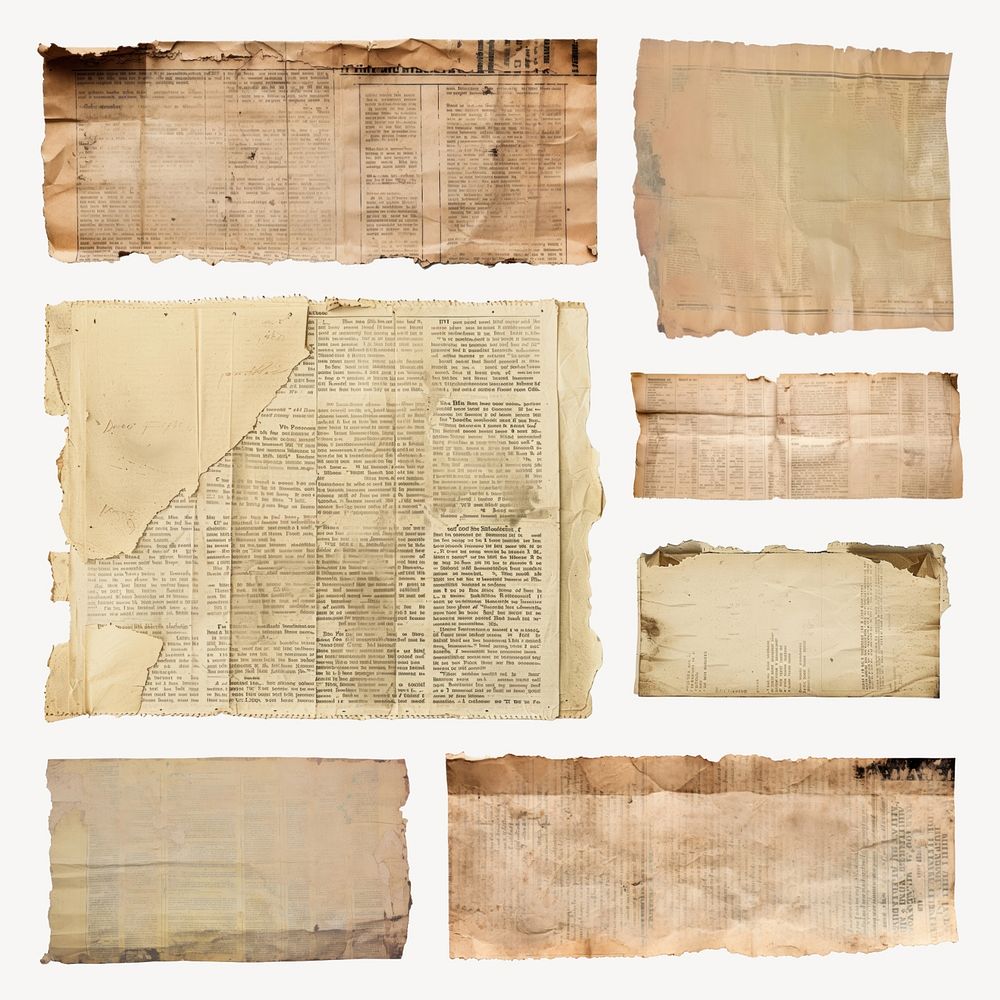 Editable vintage newspaper design element | Premium Editable Design ...