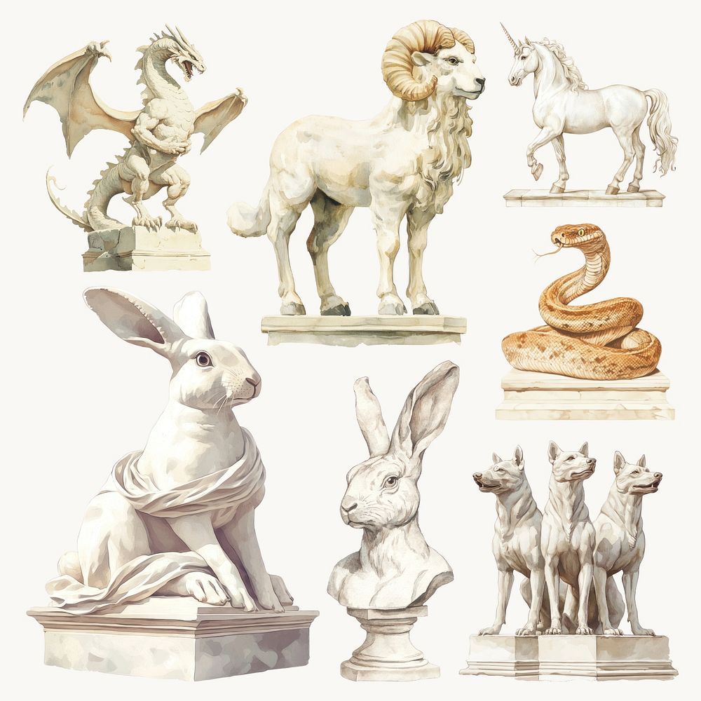 Editable watercolor Greek classic Mythology | Premium Editable Design ...