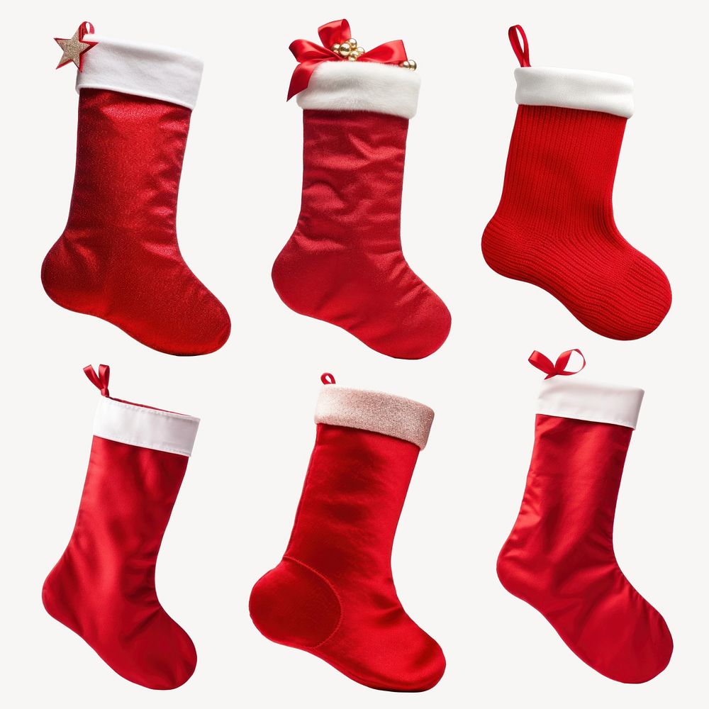 Editable Christmas stocking design element | Premium Editable Design ...