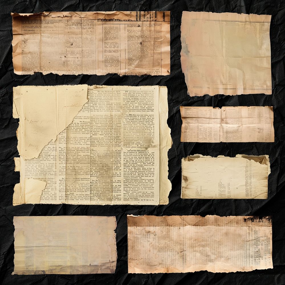 Editable vintage newspaper design element | Premium Editable Design ...