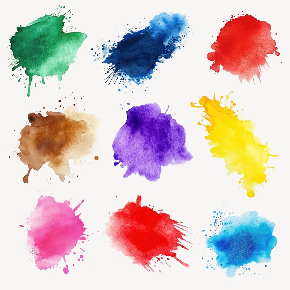 Watercolor splash effect design element | Premium Editable Design ...