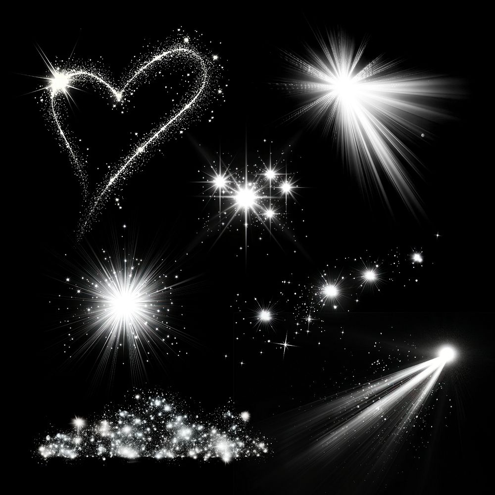 White sparkle light effect design | Premium Editable Design - rawpixel