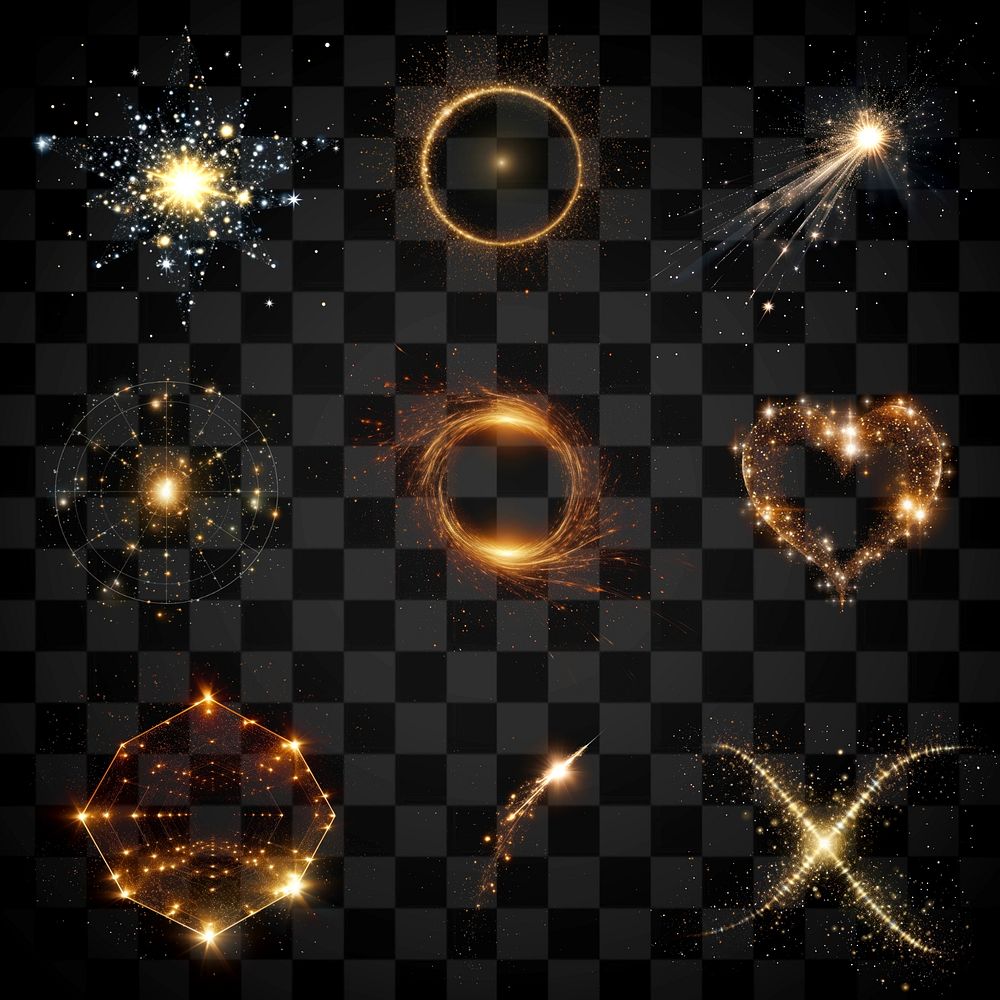 Starry glowing effect design element | Premium Editable Design - rawpixel