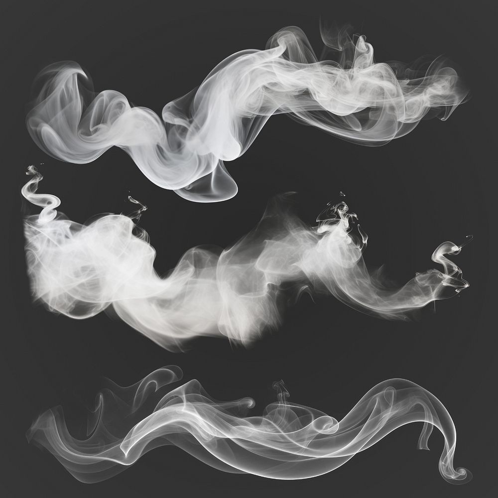 Smoke effect design element set, | Premium Editable Design - rawpixel