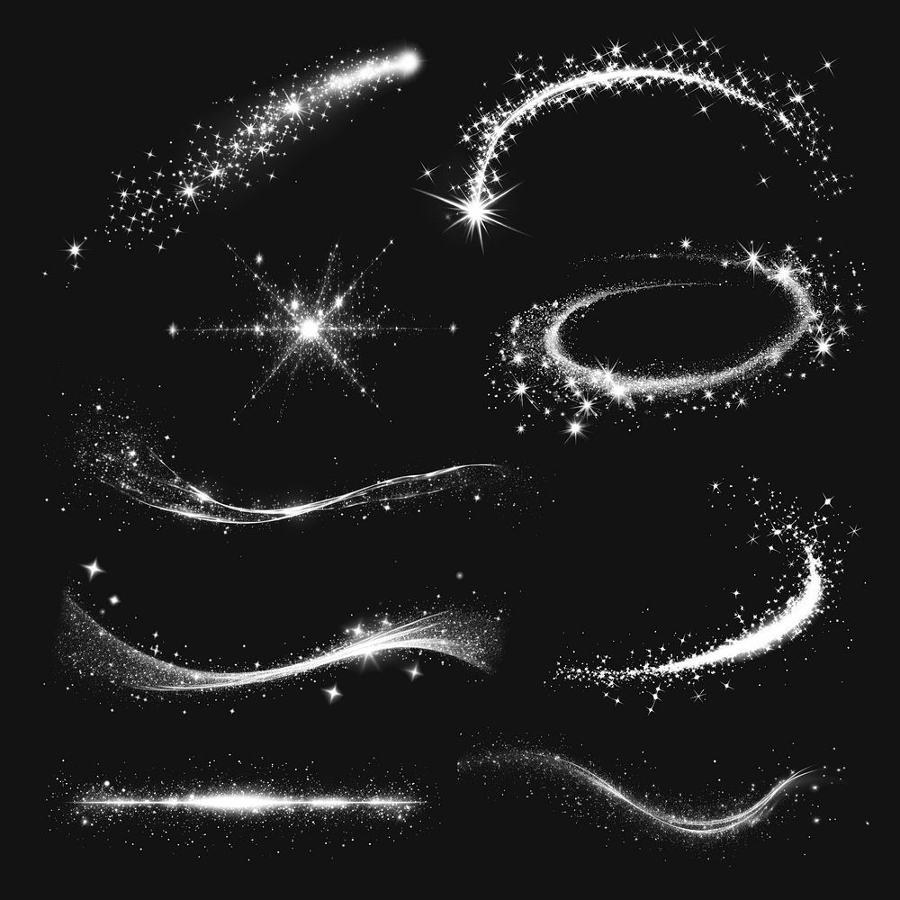 Sparkle light design element set, | Premium Editable Design - rawpixel