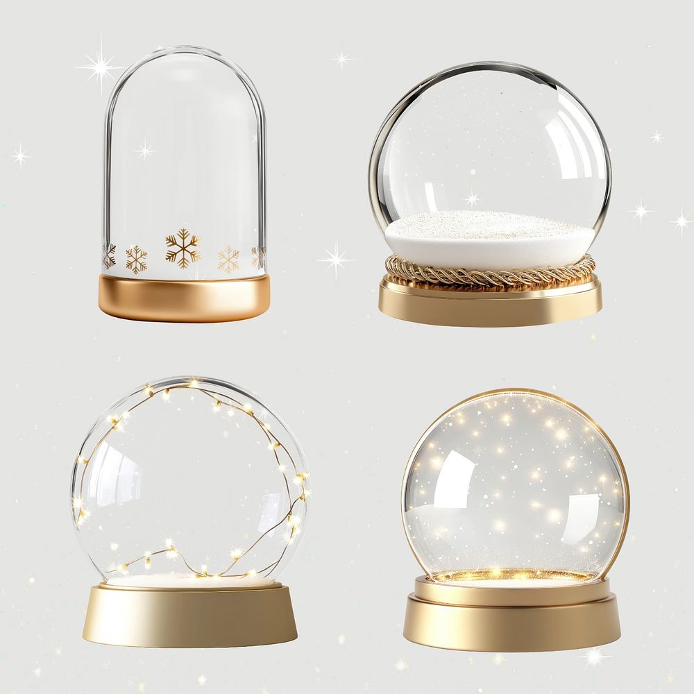 Christmas snow globe design element | Premium Editable Design - rawpixel