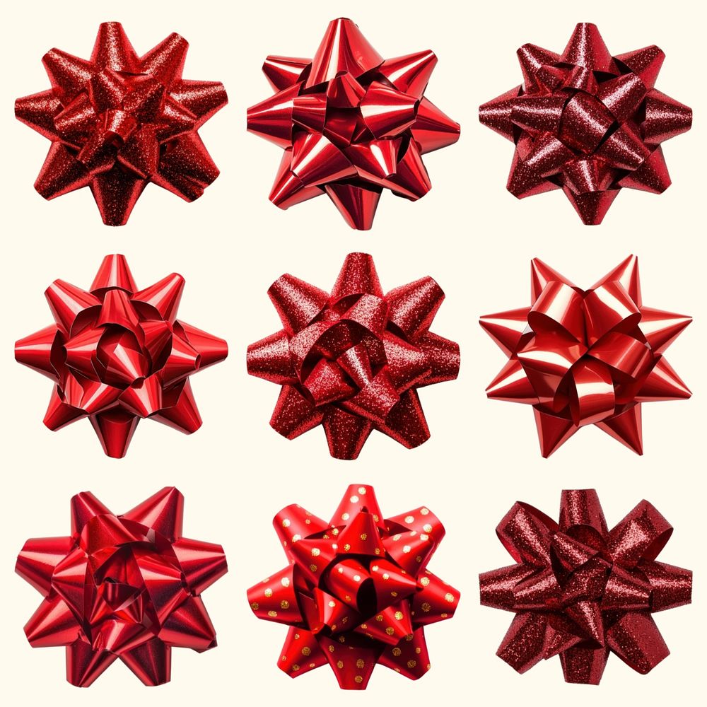 Red gift bow design element | Premium Editable Design - rawpixel