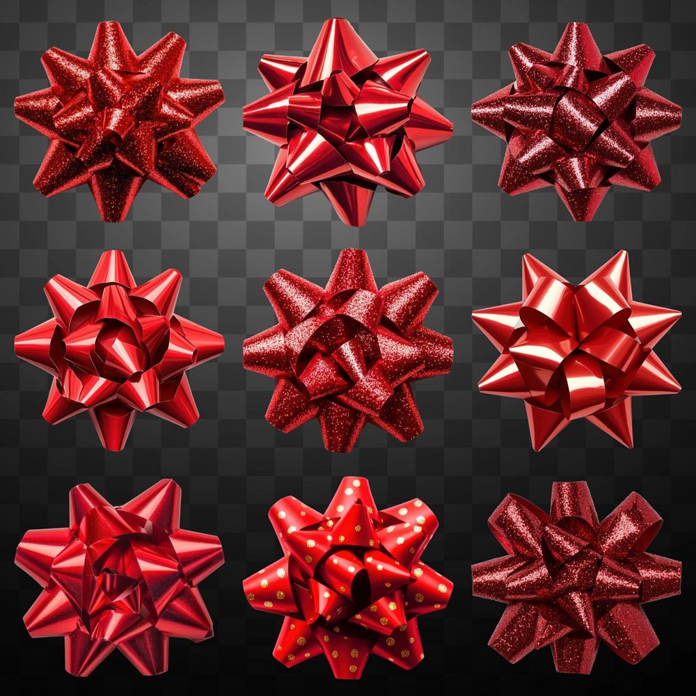 Red gift bow design element | Premium Editable Design - rawpixel