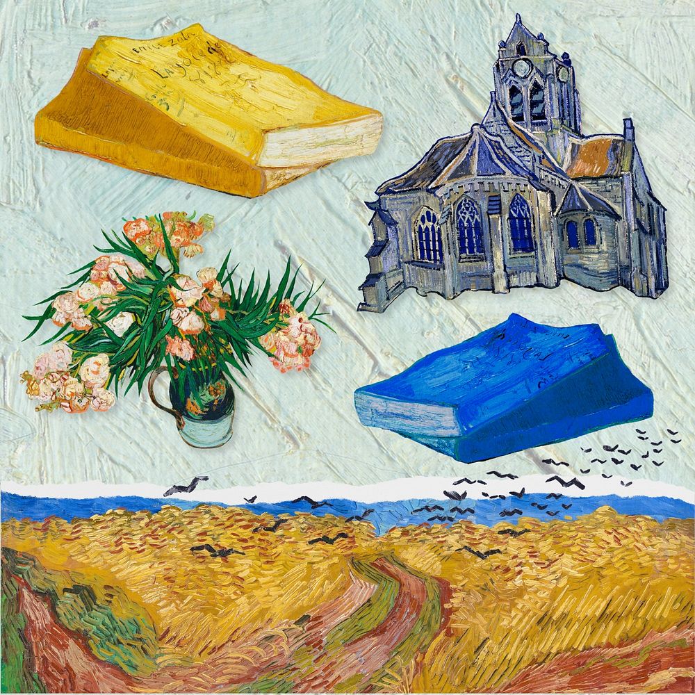 Van Gogh clip art design | Premium Editable Design - rawpixel