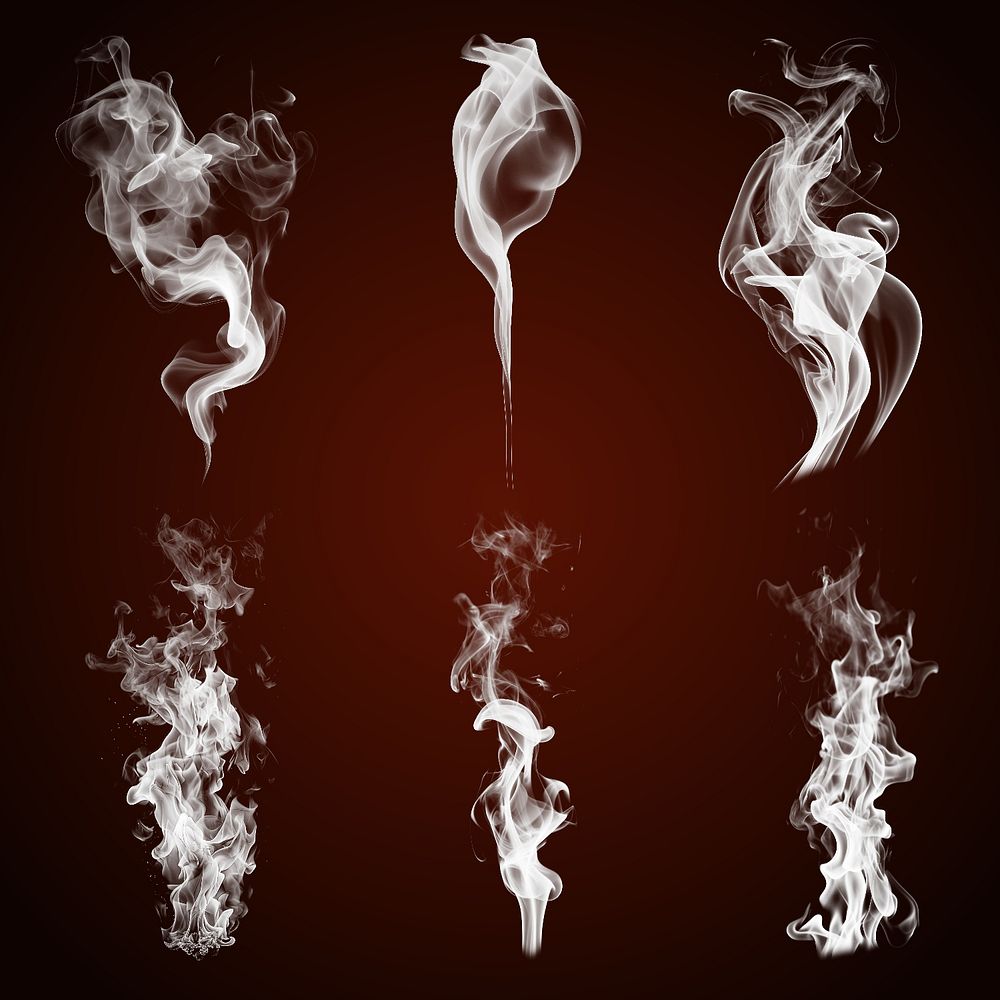 Smoke effect design element set, | Premium Editable Design - rawpixel